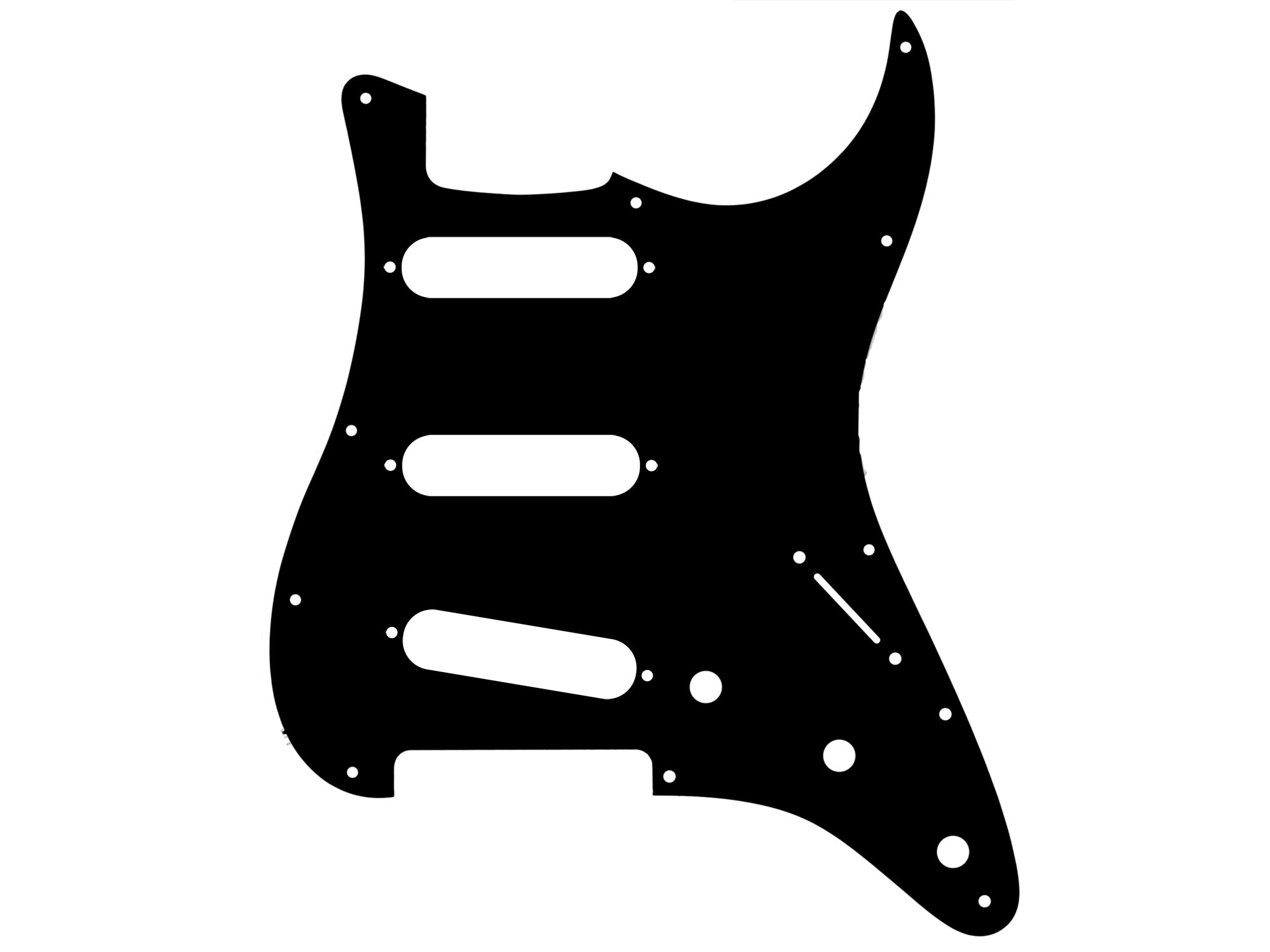 Pickguard for SSS Stratocaster® (Modern 11 Hole) | ObsidianWire