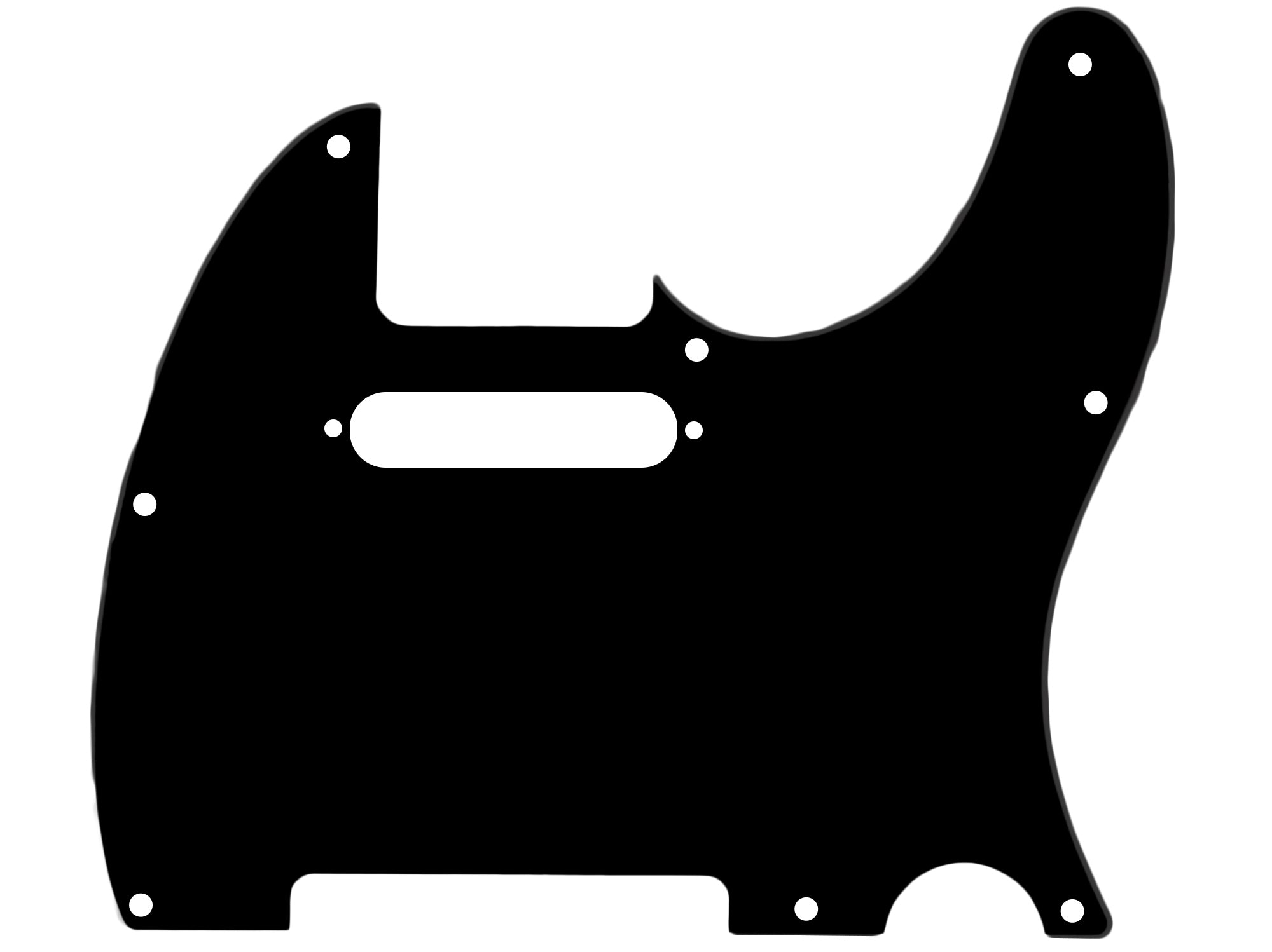 Telecaster pickguard (Modern 8 Hole) | ObsidianWire
